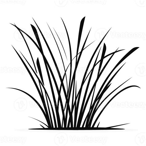 Grass Silhouette Generative Ai 26912481 Png