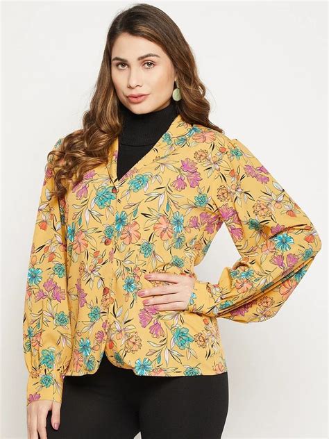 Formal Polyester Floral Printed Casual Shirt Full Sleeves At Rs 450