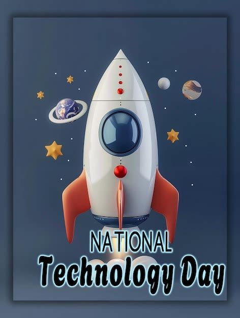 Premium Psd National Technology Day Information Internet Technology