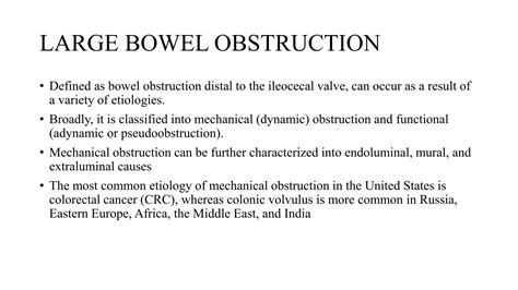 Intestinal Obstruction Pptx
