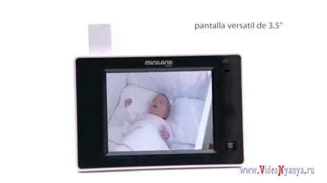 Видеоняня Miniland Digimonitor 3,5'' Touch - YouTube