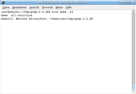 Compiling Gimp 245 With Ubuntu 710 — Tutorials —