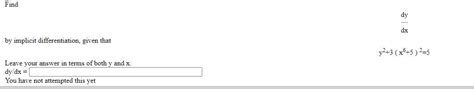 Solved By Implicit Differentiation Given That Leave Your Chegg