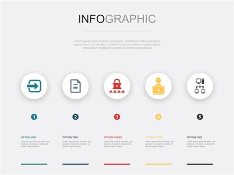 premium vector access document password user intranet icons