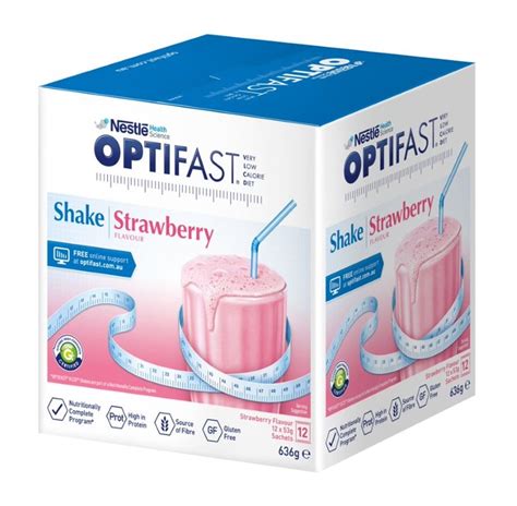 Nhg Pharmacy Online Optifast Milk Shake Strawberry Sac 12x53g