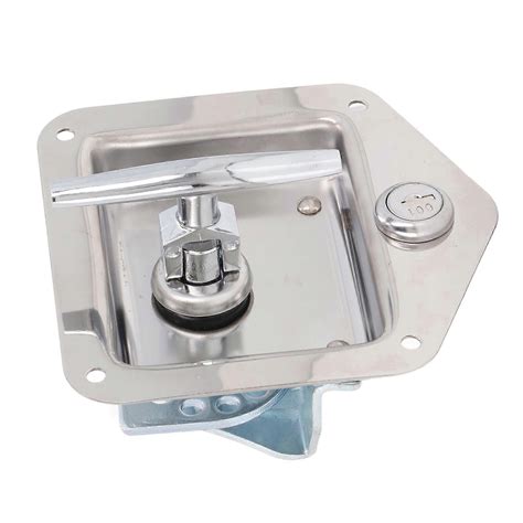 T Handle Toolbox Latch Stainless Steel Polished Door Tool Box Lock With