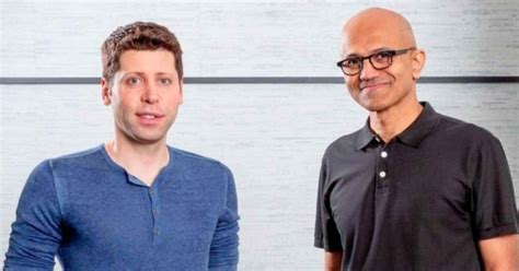Microsoft Welcomes Openai Founders Altman And Brockman To Spearhead