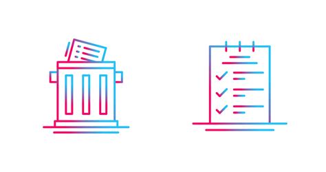 Trash List And Booking CheckList Icon 32560018 Vector Art At Vecteezy