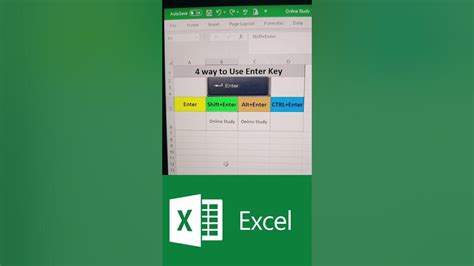 Use Of Enter Key ⬅️ Excel Exceltips Exceltricks Vlookup Shortcutkeys Youtubeshorts Shorts
