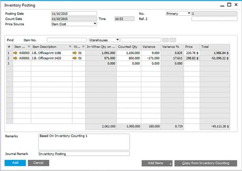Tips And Tricks Inventory Counting And Tracking In Sap Business One