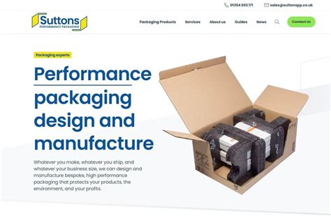 Suttons Performance Packaging Launches New Website