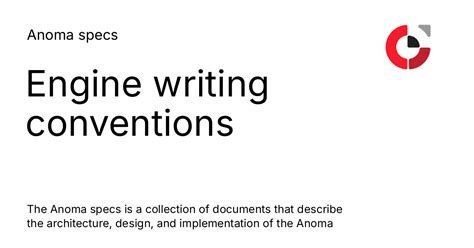 Engine Writing Conventions Anoma Specs