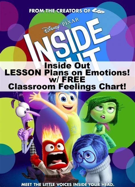 Inside Out Lesson Plans And Feeling Chart Feelings Chart Feeling Chart