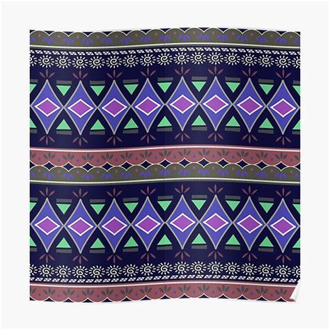 Zig Zag Pattern An Abstract Zig Zag Pattern In Different Colors Poster For Sale By Velisani