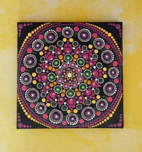 Mini Canvas Mandala Art Ideas In Mini Canvas Mandala Art Mandala