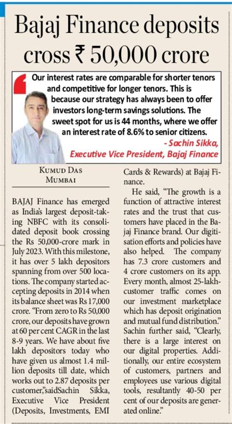 Bajaj Finserv On Linkedin Bajajfinserv Bajajfinance Fixeddeposit