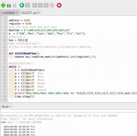Pico Rtc Ds3231 Waveshare Wiki