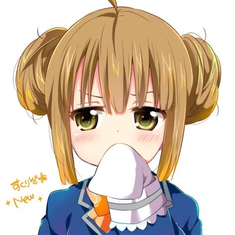 Safebooru 1girl Ahoge Bangs Blush Bow Bowtie Brown Hair Character