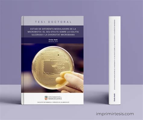 Plantillas y diseños de portada de tesis doctoral Imprimirtesis Imprimir y encuadernar