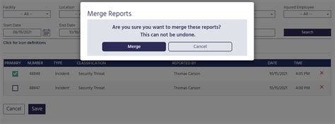 Merging Reports