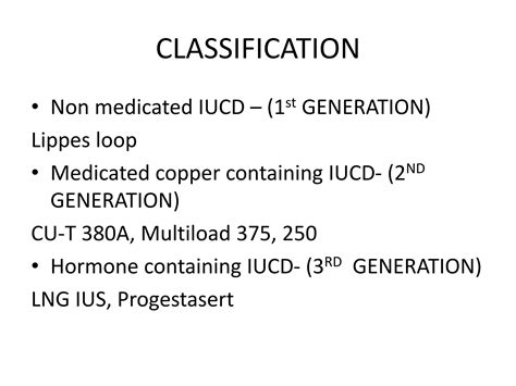 Intrauterine Contraceptive Device Ppt