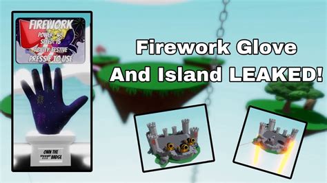 New Firework Glove And Castle Island Leaked Roblox Slap Battles