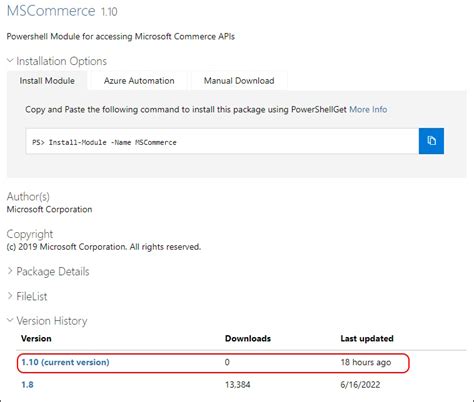 Mscommerce Powershell Module 110 Icewolf Blog
