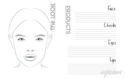 Face Makeup Chart
