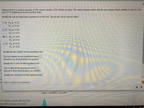 solved suppose that in a random selection of 100 colored