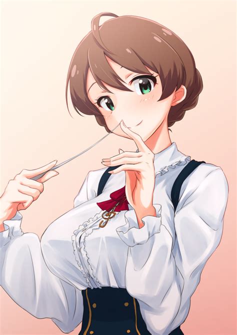 Sakuramori Kaori Idolmaster And 2 More Drawn By Wattsu Danbooru