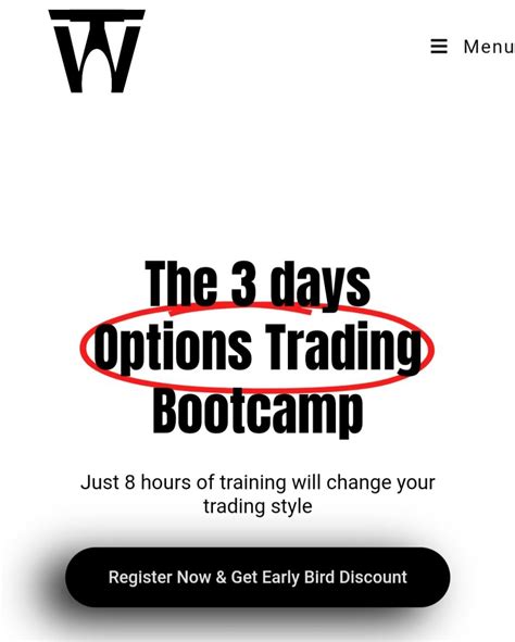 Wow Traders 3 Days Options Trading Bootcamp Premium Course 2024