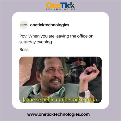 Onetick Technologies Pvt Ltd On Linkedin Memes Memes Memesforfun