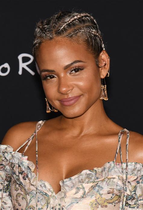 Christina Milian Braune Haare Christina Milian