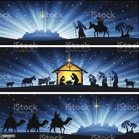 Nativity 배너 동방 박사에 대한 스톡 벡터 아트 및 기타 이미지 동방 박사 크리스마스 개념 Istock