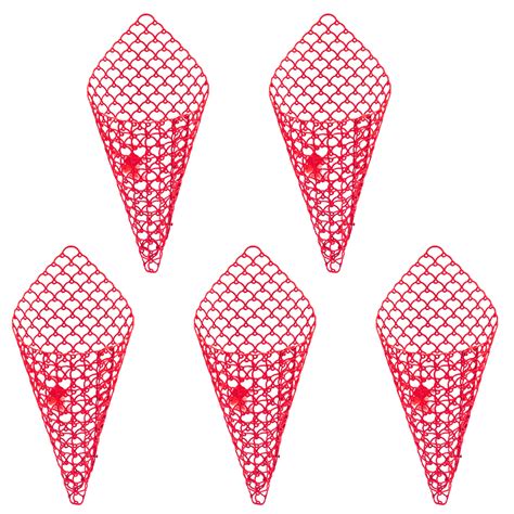 Orchid Cone Net Planter Red Colour Seed2plant