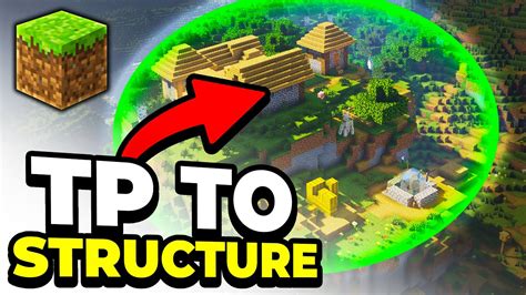 How To Teleport Yourself To A Structure In Minecraft Java Youtube