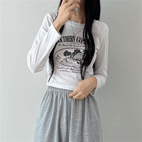 가을신상간절기긴팔티슬림핏 서던 컴퍼트 긴팔티 3color 에이블리