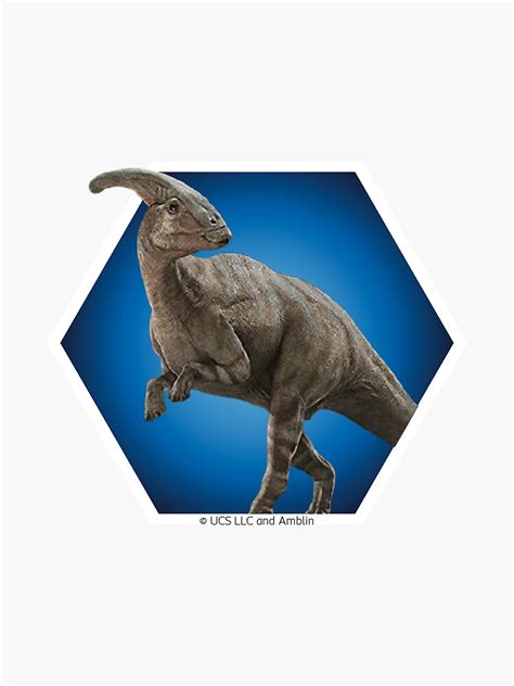 Jurassic World Dominion Parasaurolophus Sticker For Sale By Voxis42