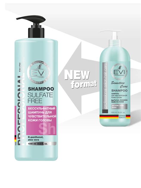 «EVI» Professional Шампунь бессульфатный для окрашенных волос 1000 ml ...