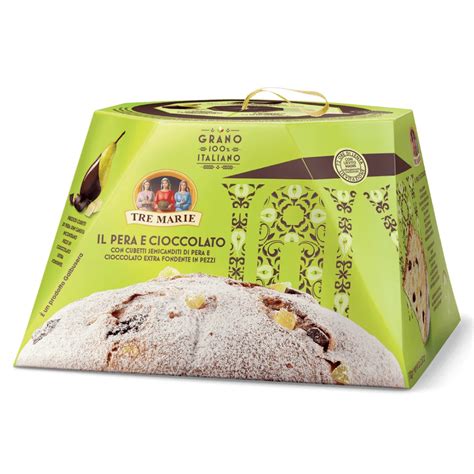 Panettone Pera E Cioccolato 930 G Tre Marie Conviene Italy Food