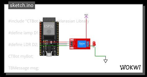uas telegram wokwi esp32 stm32 arduino simulator