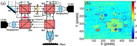 A Schematic Diagram Of The Dual Wavelength Digital Holographic Download Scientific Diagram