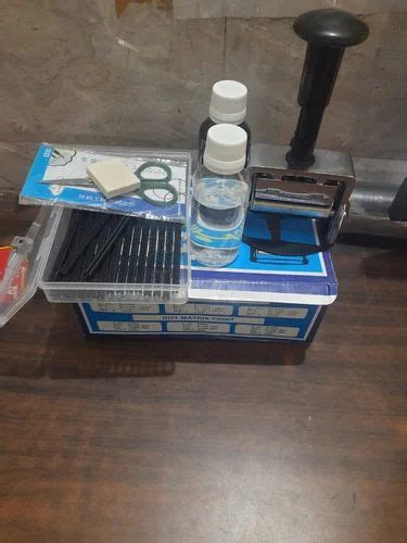 codtech stainless steel manual batch coding machine at rs 3000 in new delhi
