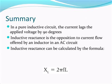 Inductive Ac Circuits Ppt