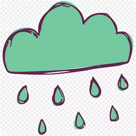 手绘雨云PNG图片素材下载 图片编号yglvndaq 免抠素材网