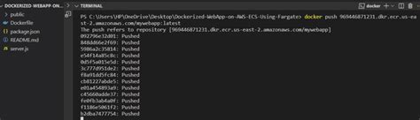 Deploying A Containerized Web Application Using Aws Ecr Ecs And Fargate Dev Community