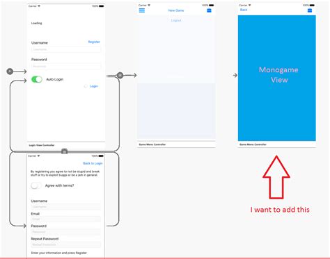 S Add Monogame View To Xamarin Storyboard For Ios Stack