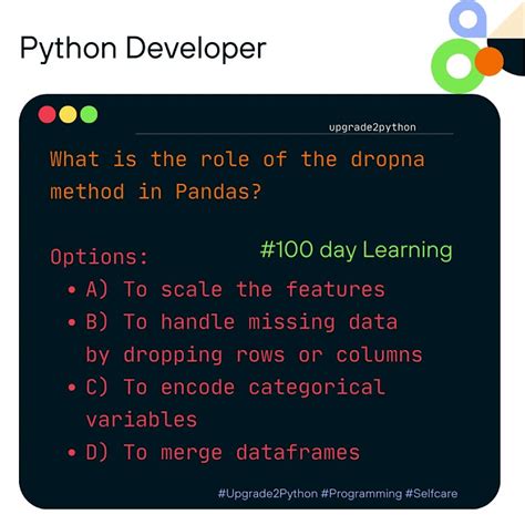 What Is The Role Of The Dropna Method In Pandas In Machine Learning🤖