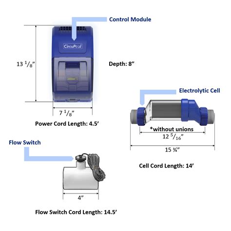 CircuPool RJ PLUS Saltwater Chlorinator For Up To Gallon Salt Water Pools