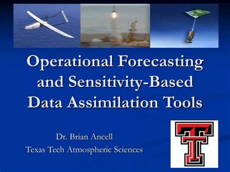 Ppt Operational Forecasting And Sensitivity Based Data Assimilation